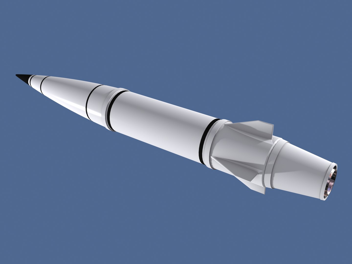 3D Hypersonic Projectile max model - TurboSquid 2073448