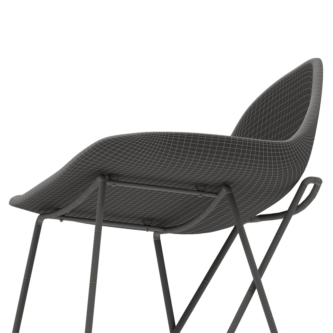 Origami By Cosmo Semibar Chair 3D Model - TurboSquid 1971259