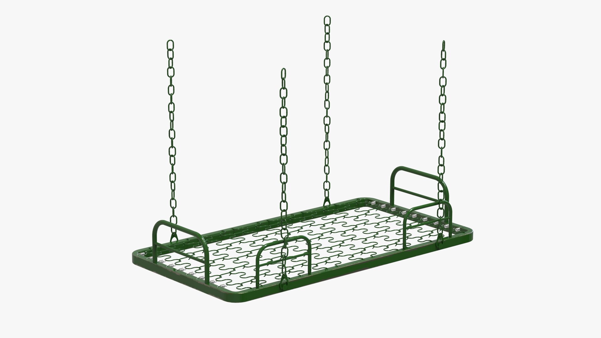 Hanging Camp Bed With Mattress Model - TurboSquid 2202893
