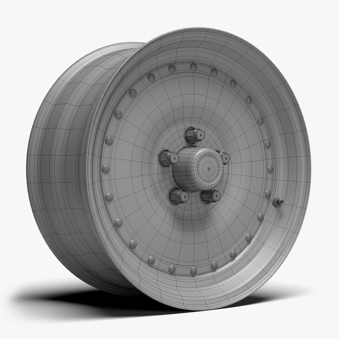 3D Centerline Auto Drag Wheel Model - TurboSquid 1362272