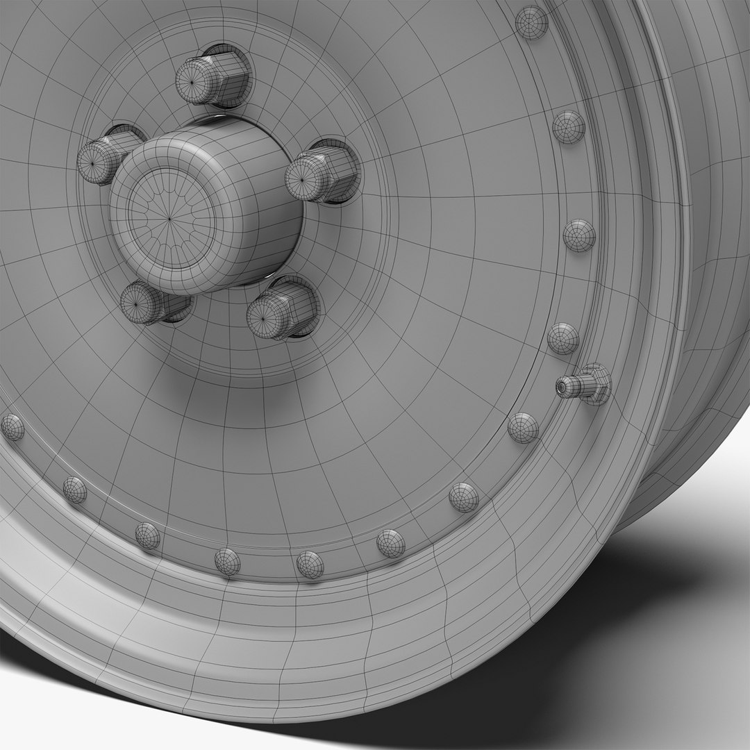 3D Centerline Auto Drag Wheel Model - TurboSquid 1362272