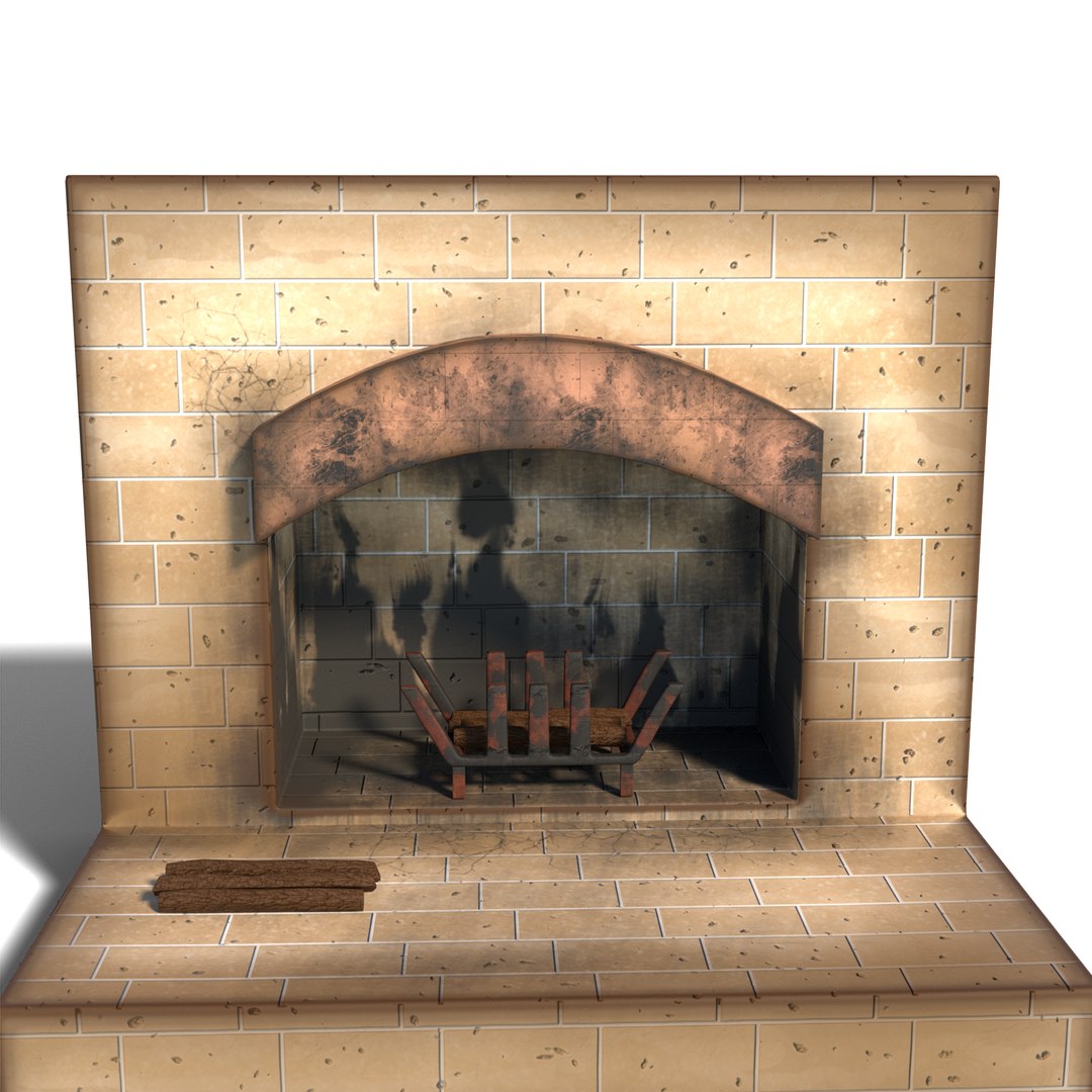 3D Fireplace Model - TurboSquid 2090683