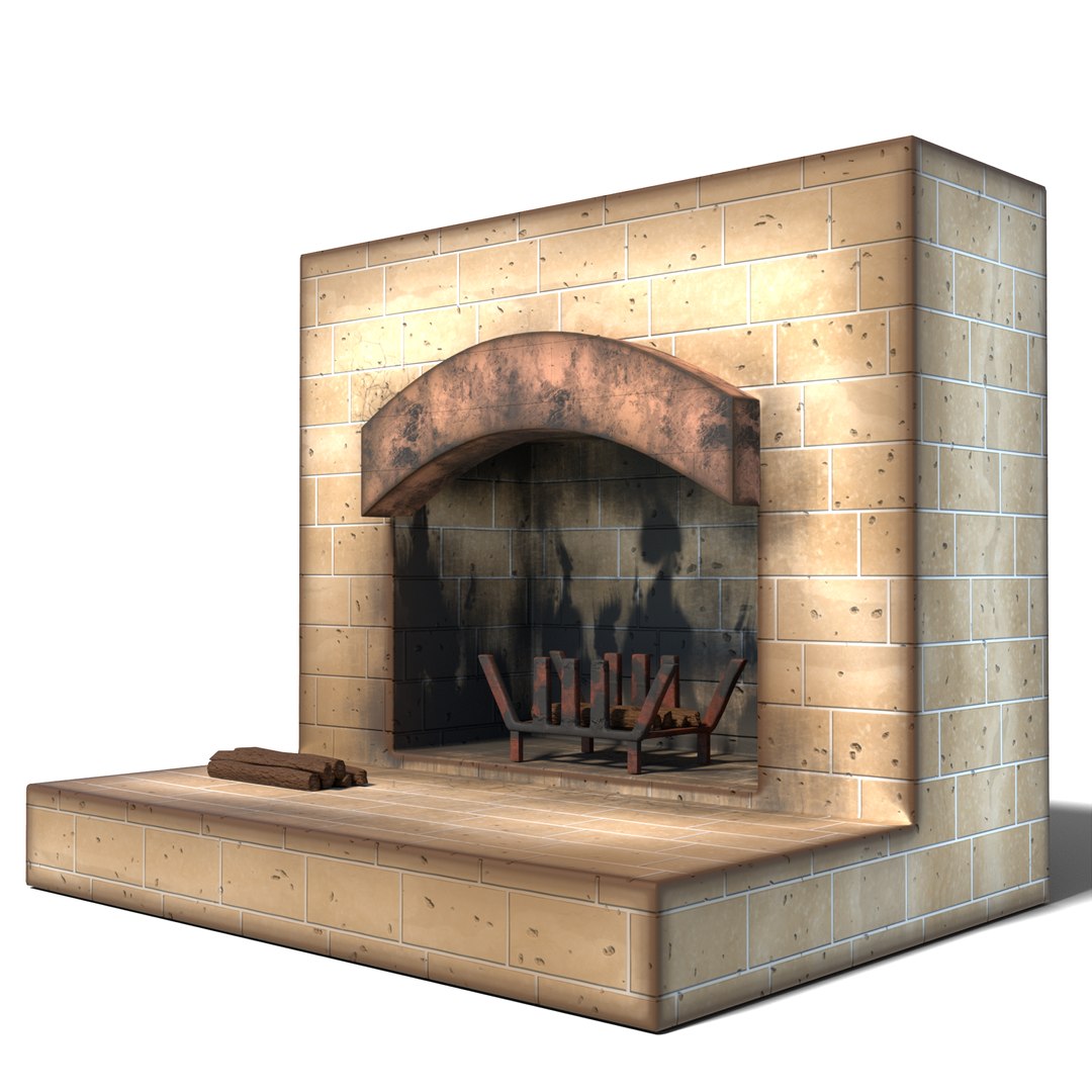 3D Fireplace Model - TurboSquid 2090683