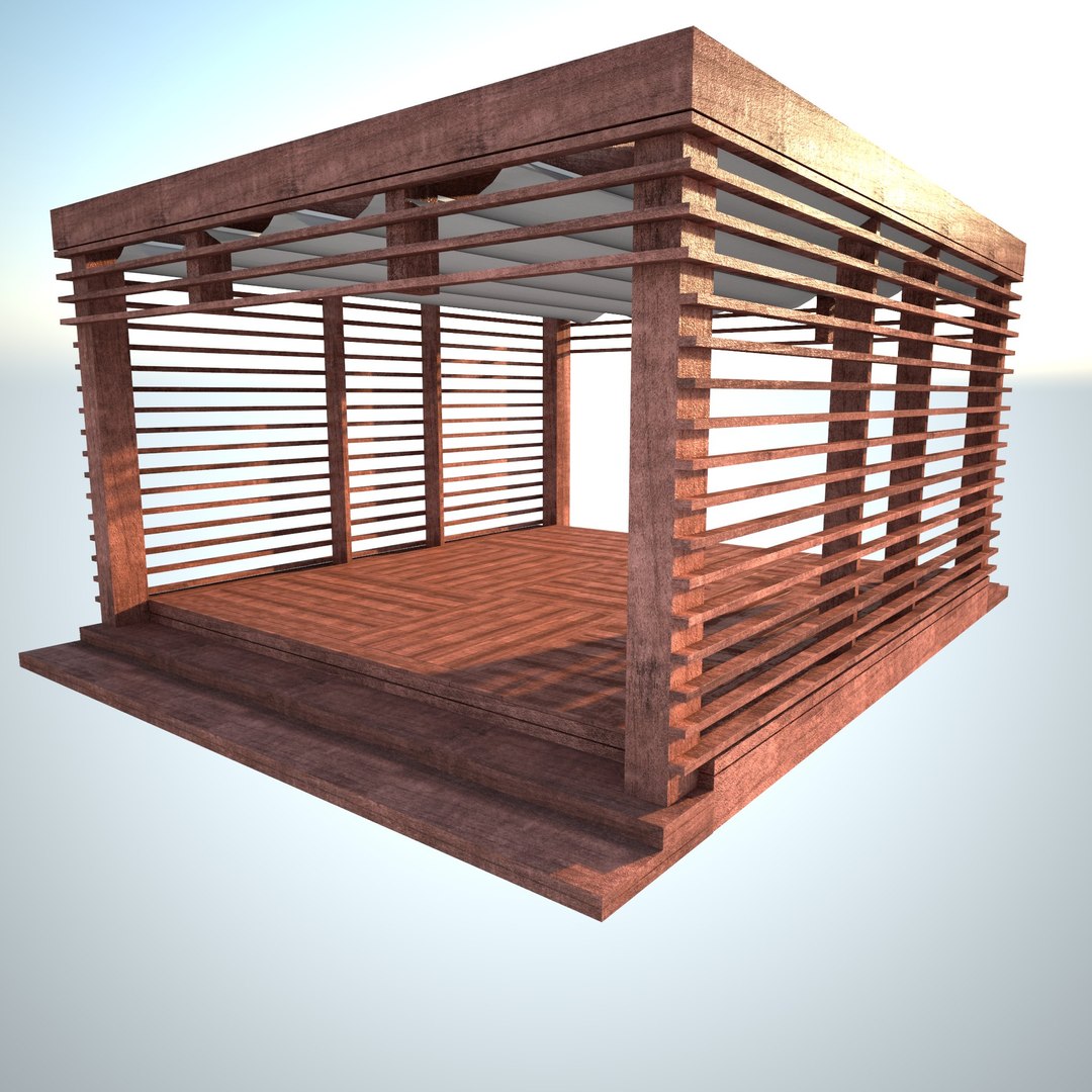 3D Gazebo Model - TurboSquid 2081224