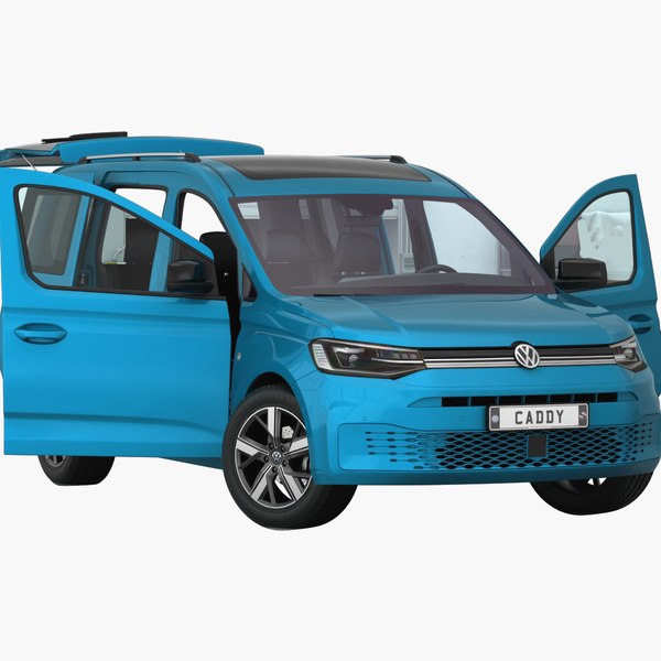 Volkswagen Caddy 3D Models for Download | TurboSquid