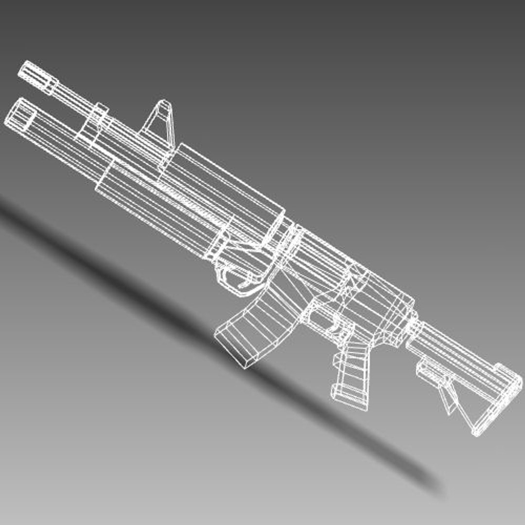 Rifle M4 A1 3d Model