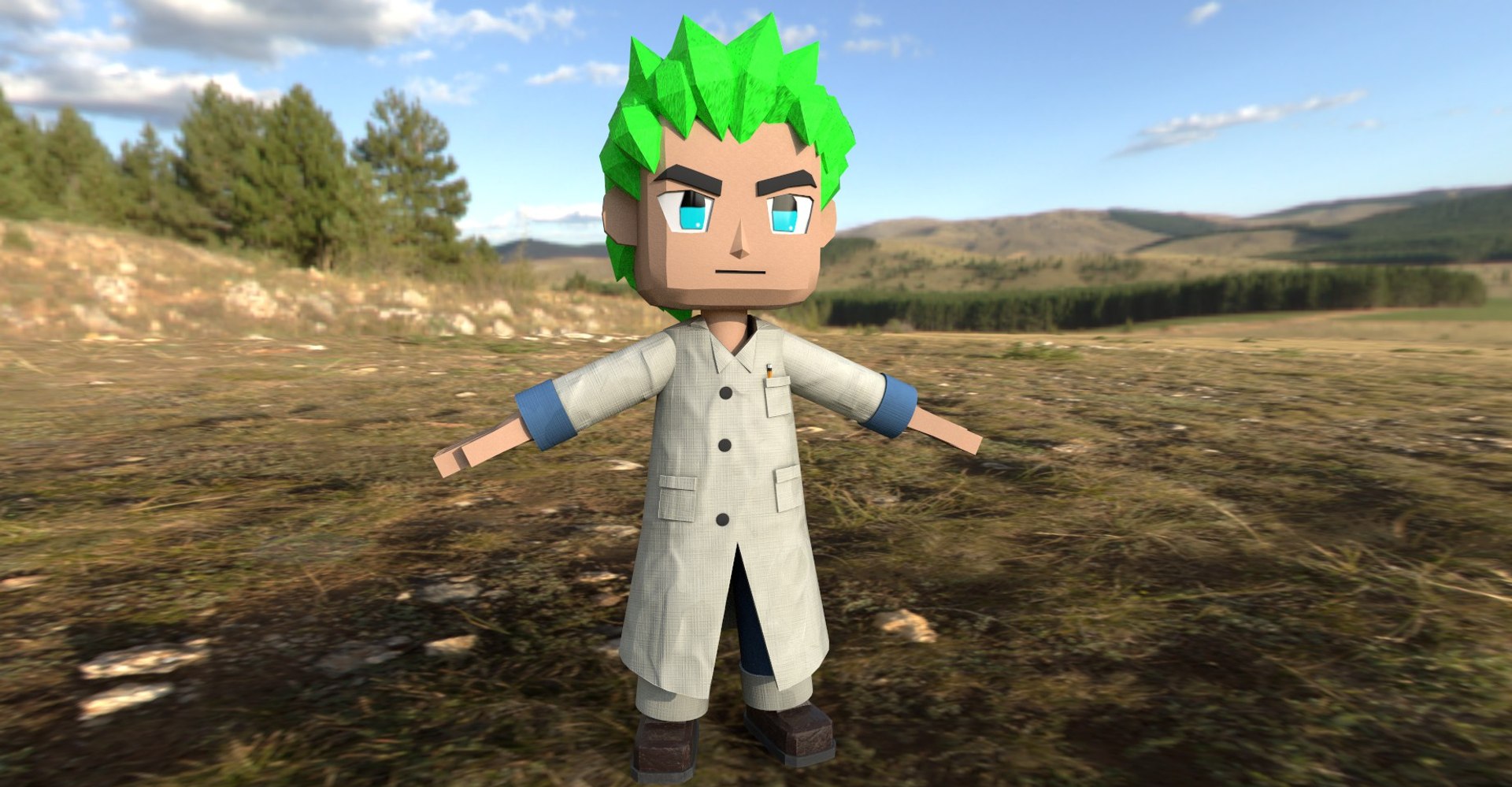 3D Model Pers - Scientist - TurboSquid 2406043