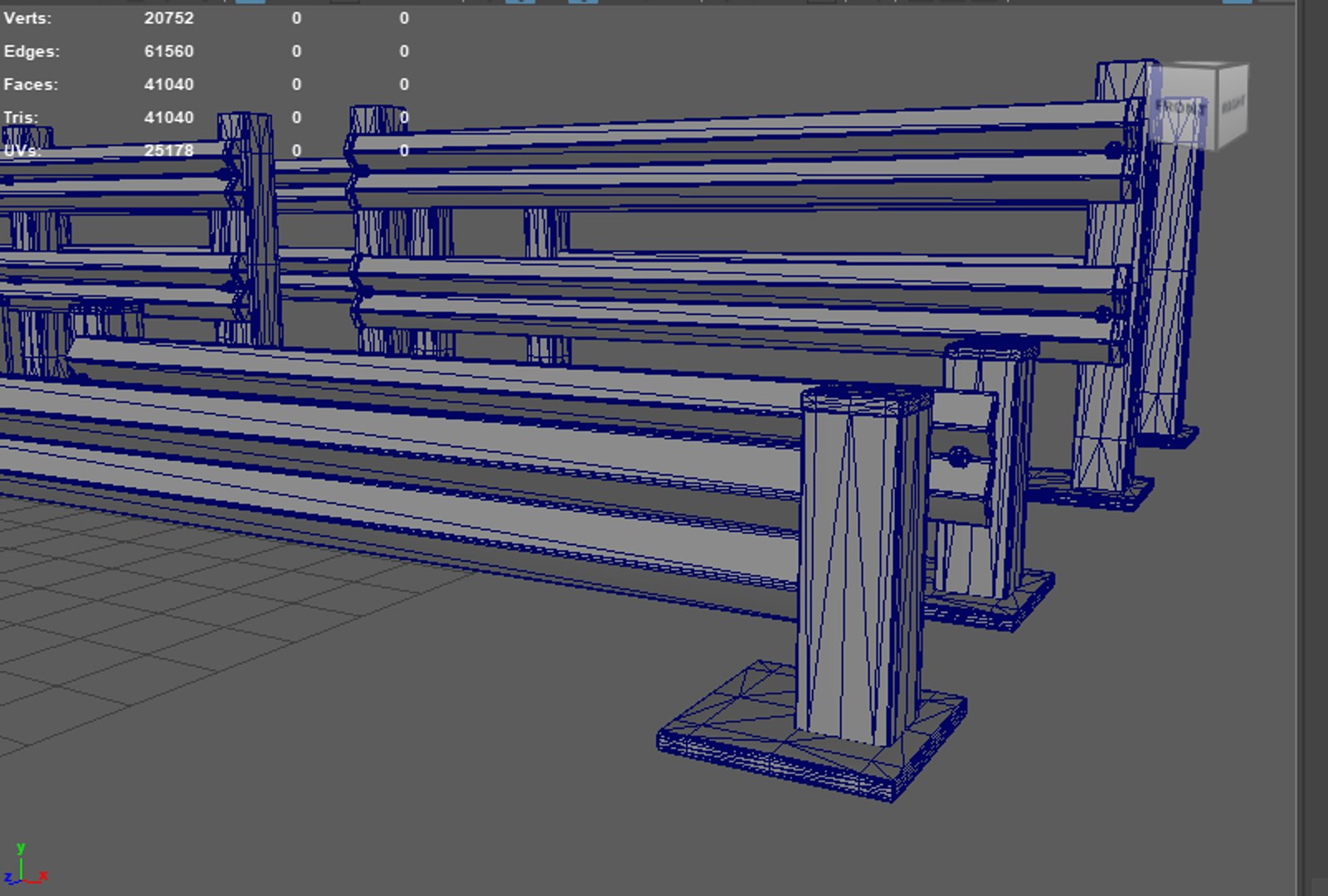 3D Safety Barrier 3D Model - TurboSquid 2413546