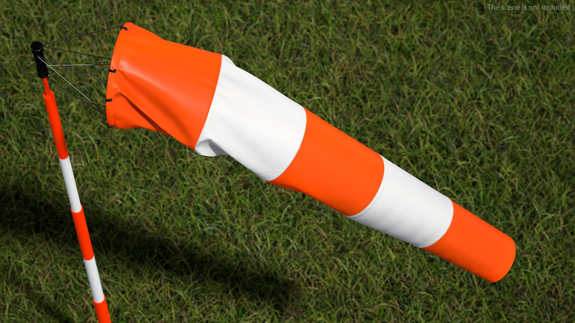 3D Windsock With Wind Speed 3 Knots Model - TurboSquid 2026032