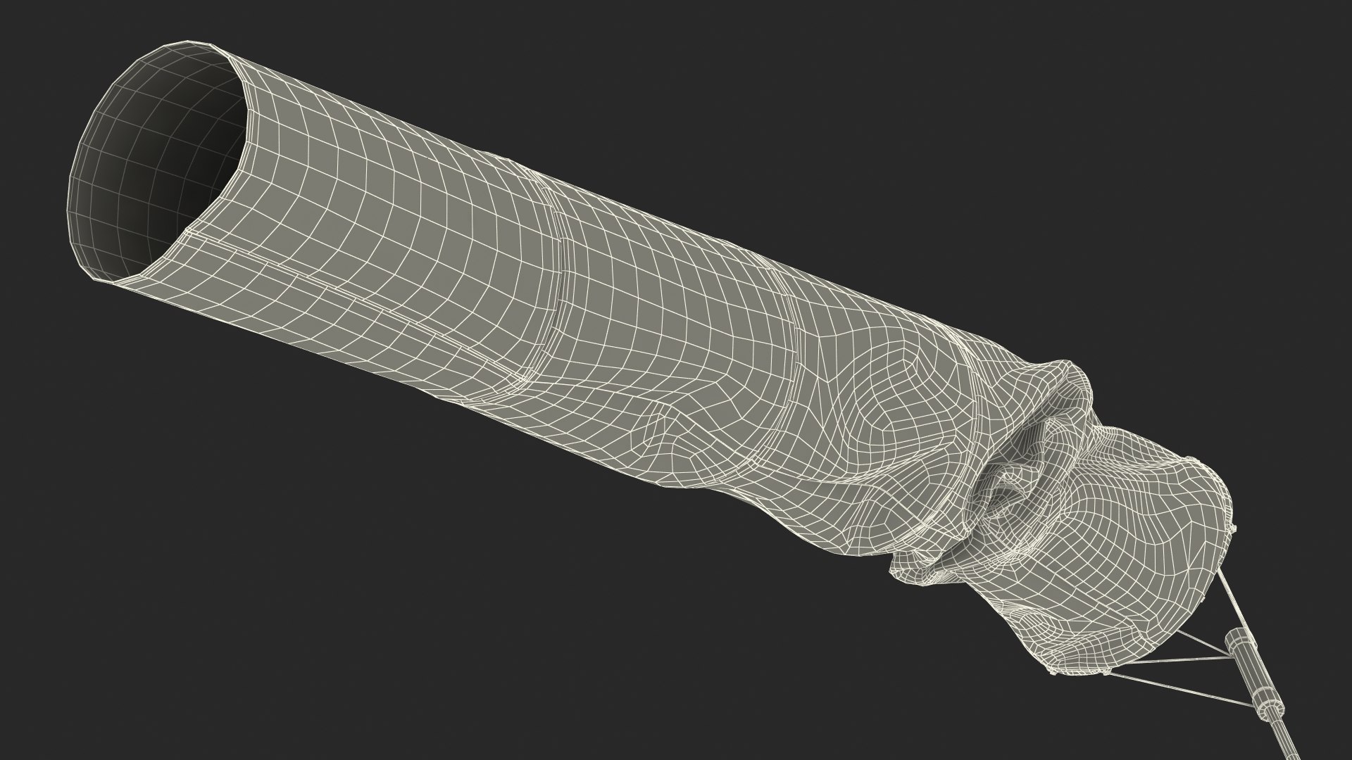 3D Windsock with Wind Speed 3 Knots model - TurboSquid 2026032