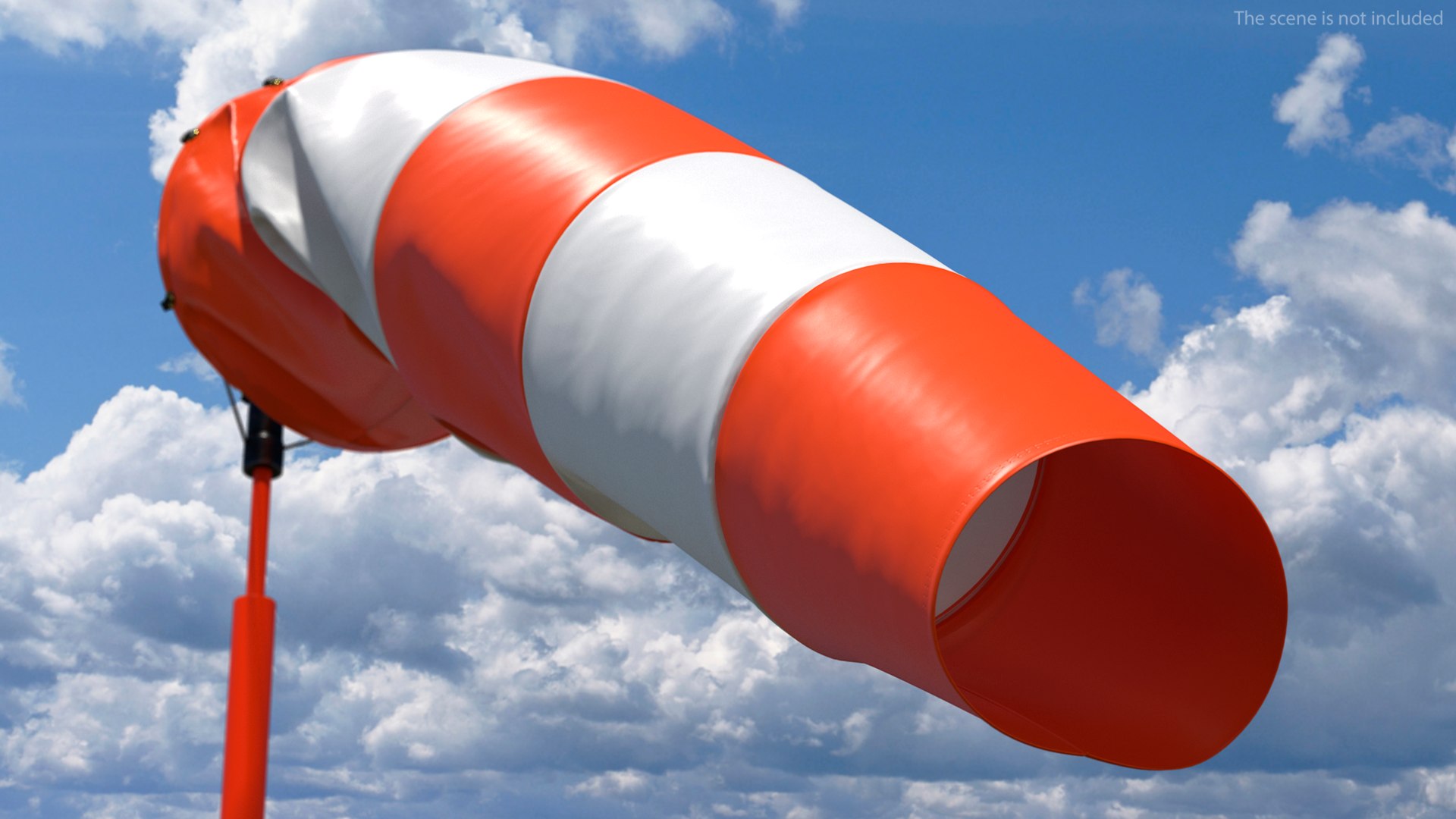3D Windsock With Wind Speed 3 Knots Model - TurboSquid 2026032