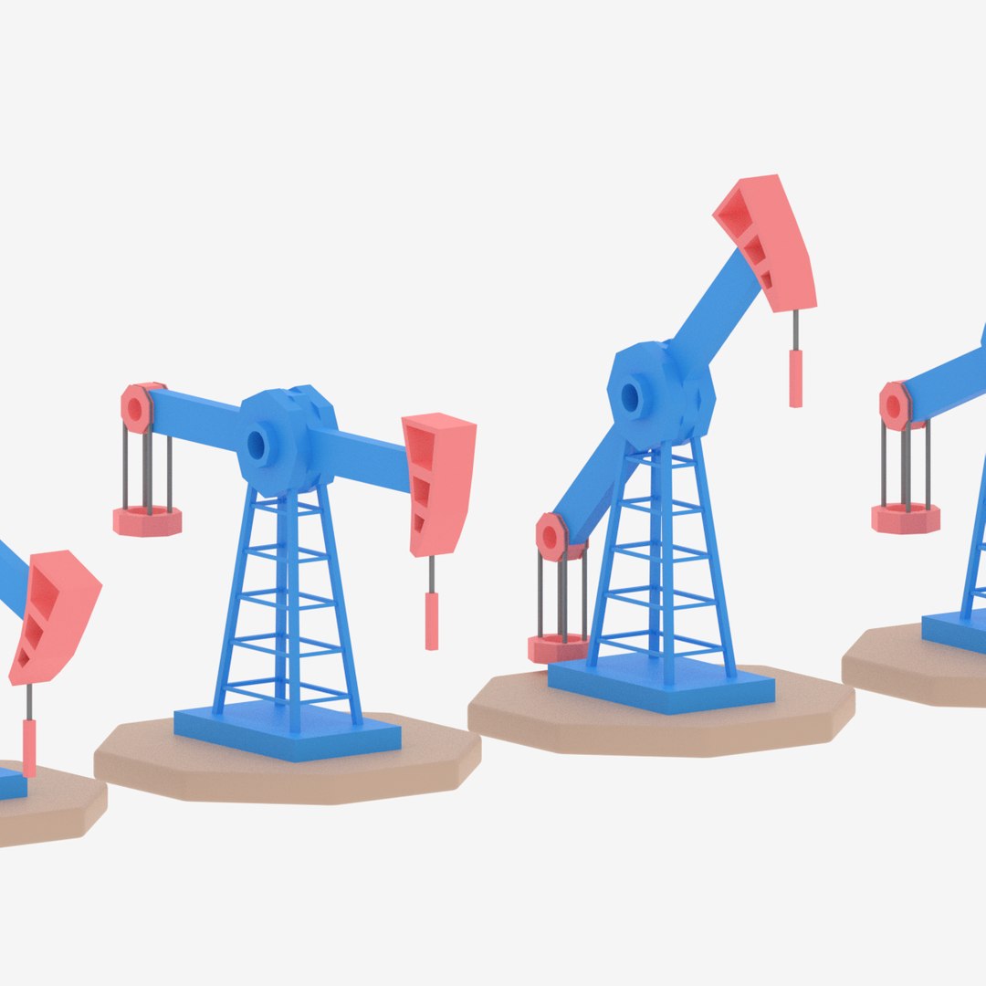 3D Cartoon Oil Model - TurboSquid 1623067