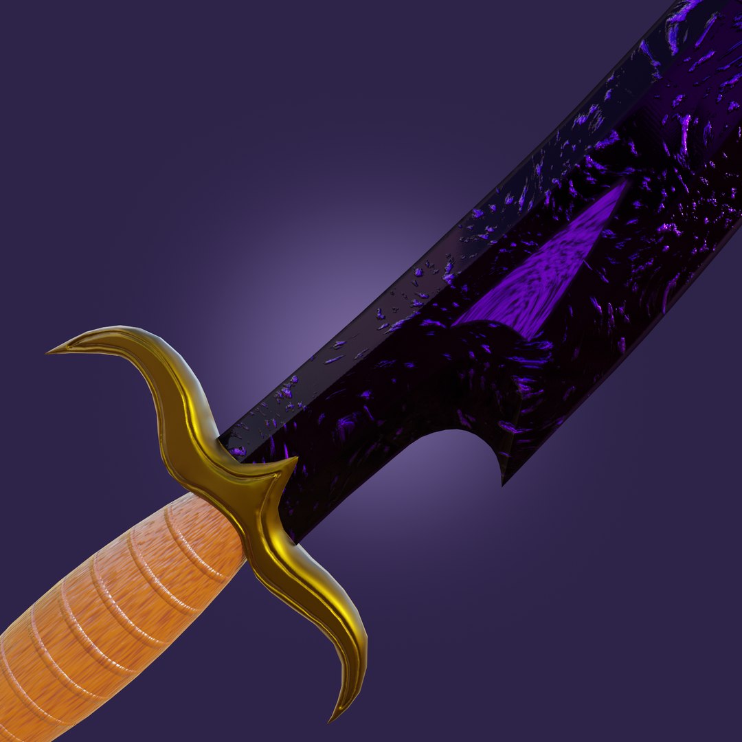 3D Obsidian dagger of darkness PBR low-poly - TurboSquid 1994044