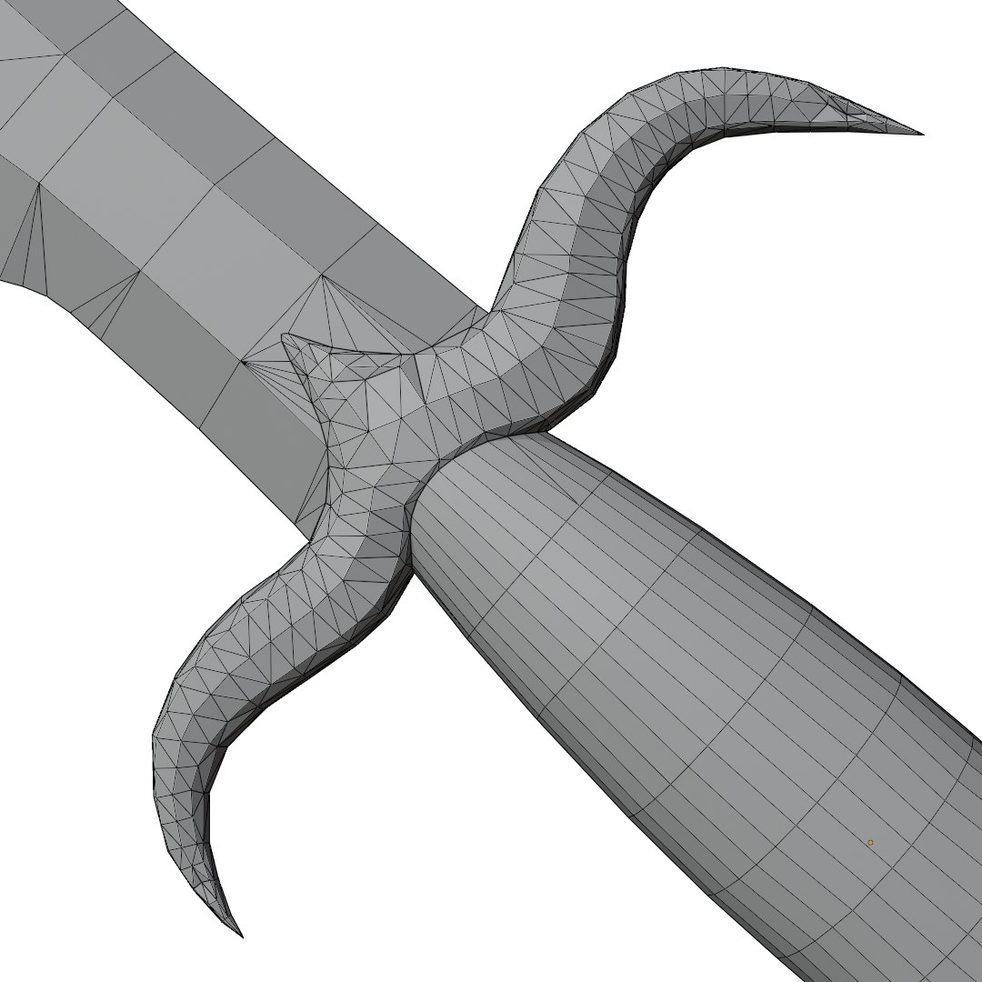 3D Obsidian dagger of darkness PBR low-poly - TurboSquid 1994044