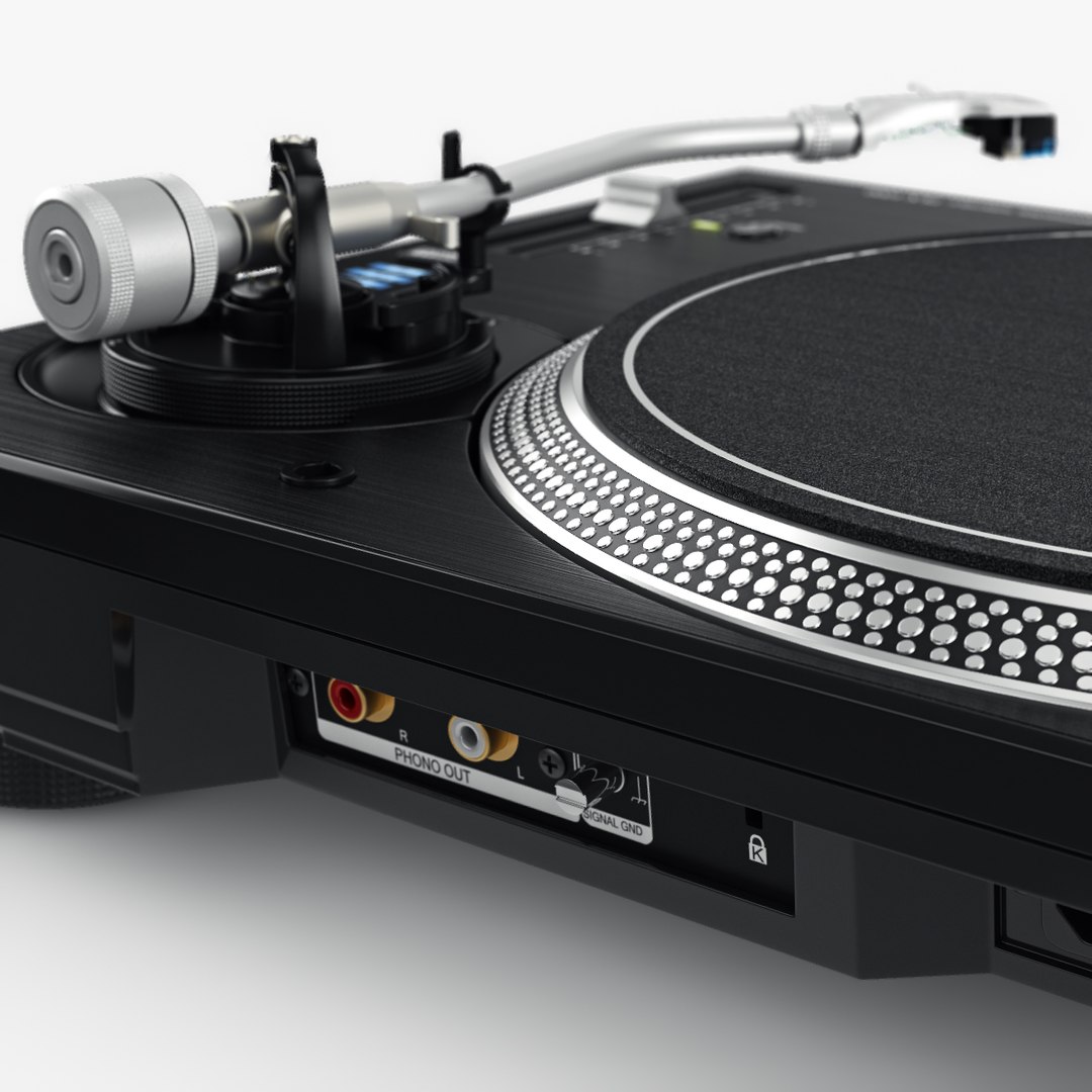 turntable pioneer plx-1000 3d obj