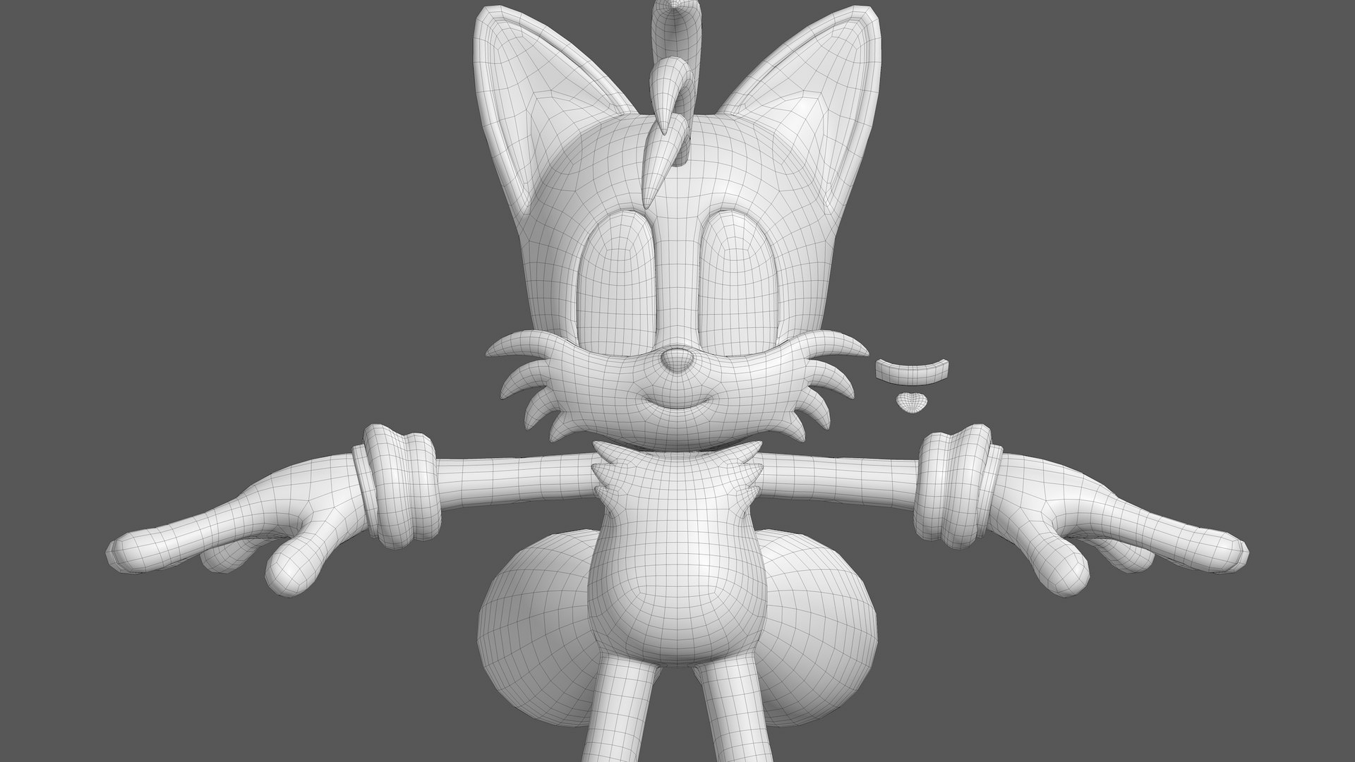 3d Model Miles Tails Prower Sonic Hedgehog Character Turbosquid 2133558