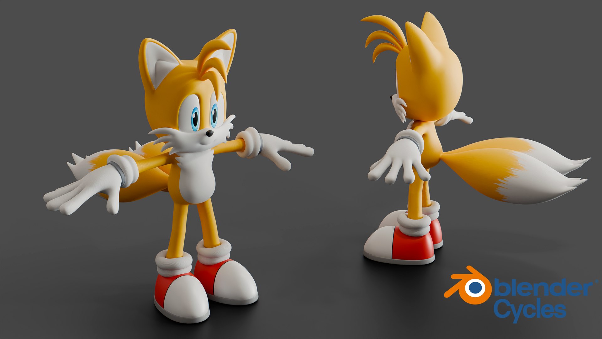3D Model Miles Tails Prower Sonic Hedgehog Character - TurboSquid 2133558