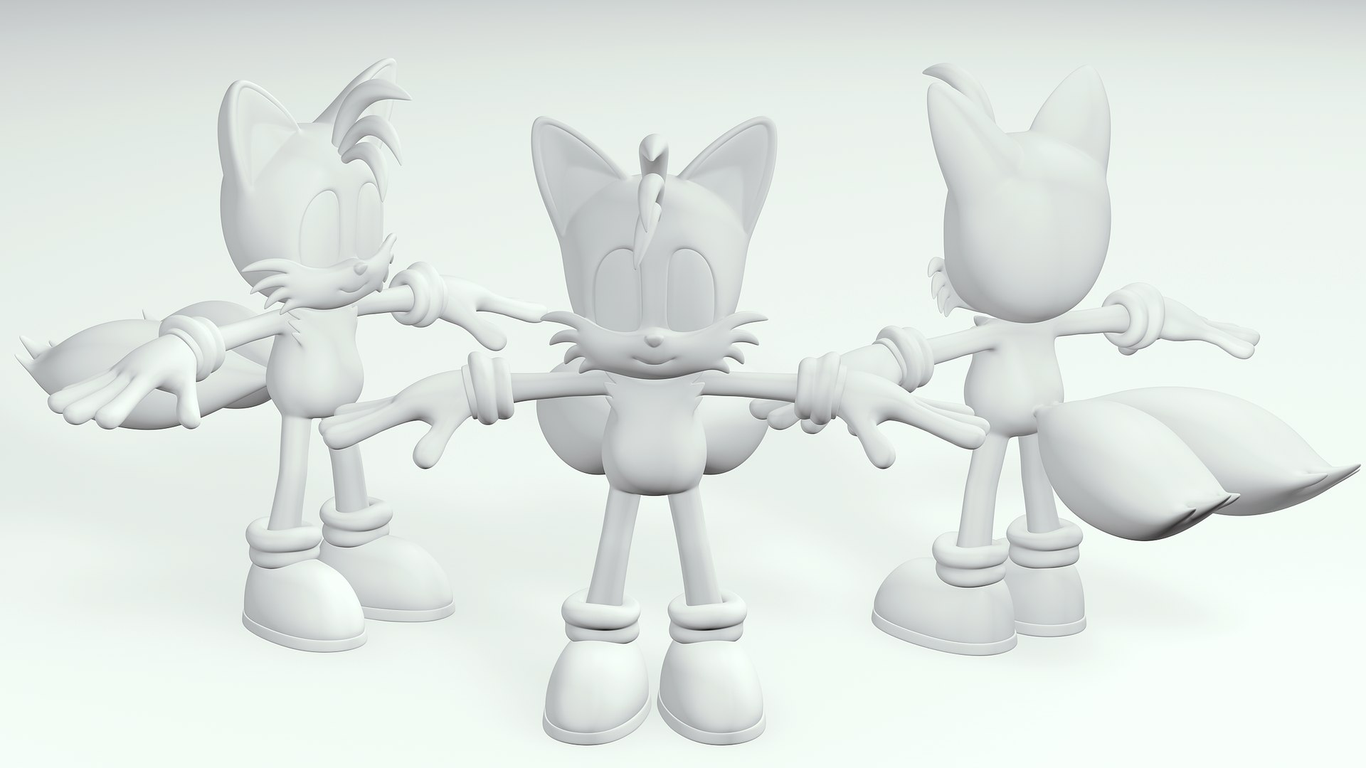 3D Model Miles Tails Prower Sonic Hedgehog Character - TurboSquid 2133558