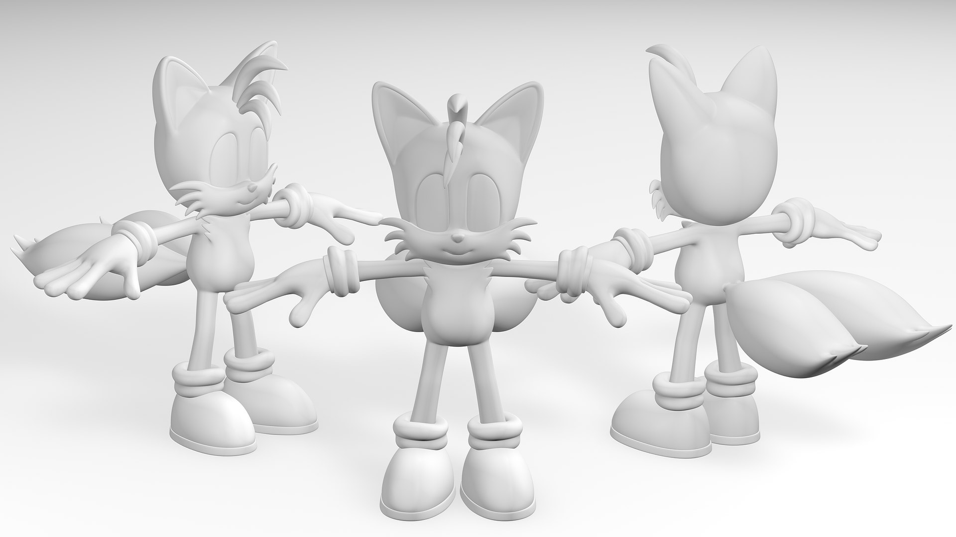 3D model Miles Tails Prower Sonic Character - TurboSquid 2133558