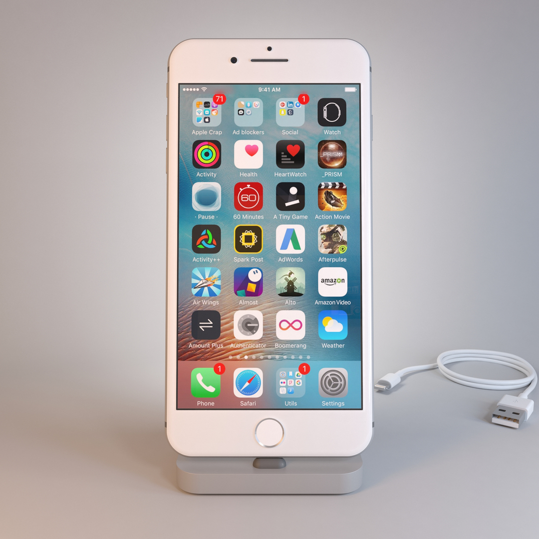 Apple Iphone 7 3d 3ds