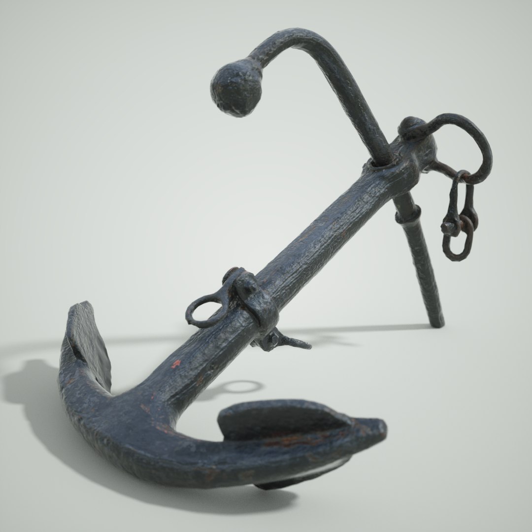 3d Model Boat Anchor