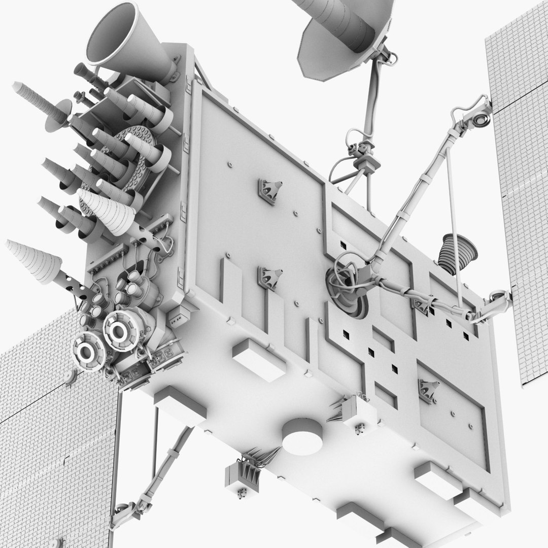 3d max russian gps satellite glonass
