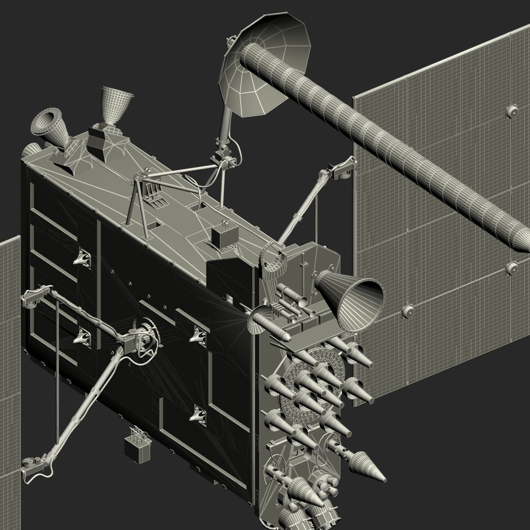 3d max russian gps satellite glonass