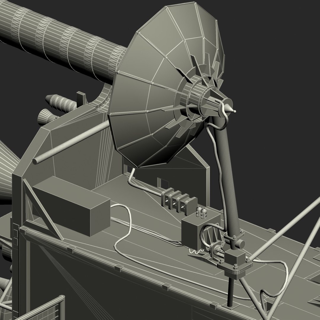 3d max russian gps satellite glonass