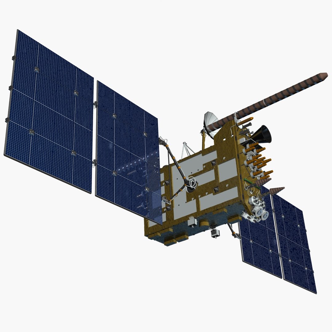 3d max russian gps satellite glonass