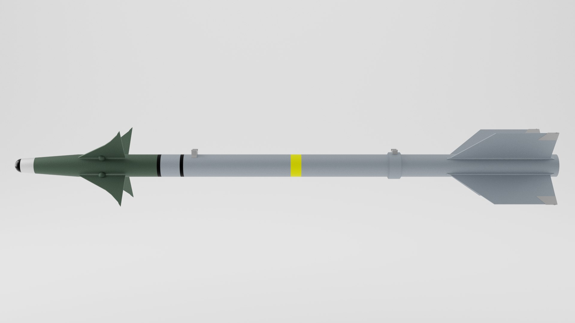 Aim-9 Sidewinder Missile 3D Model - TurboSquid 1240606