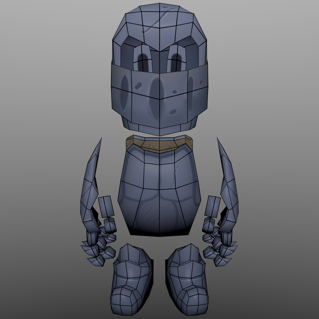 Stylized Knight Animations C4d