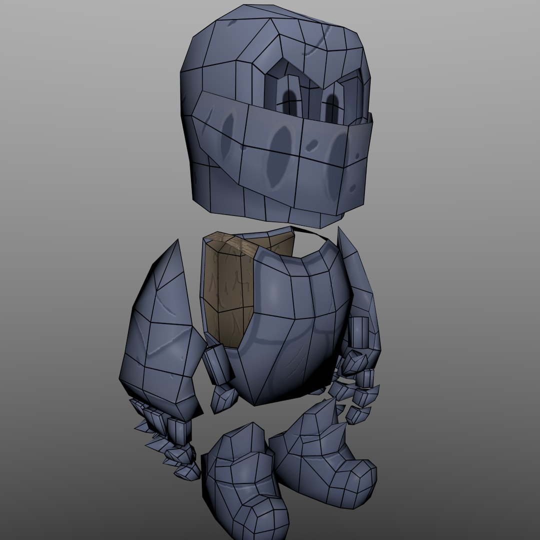Stylized Knight Animations C4d