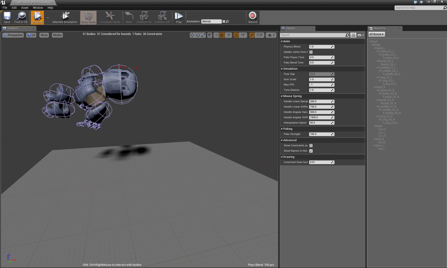 Stylized Knight Animations C4d