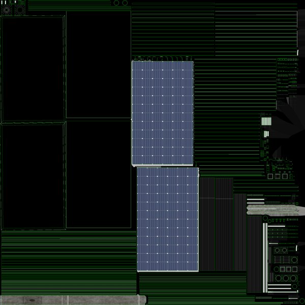 3D Solar Panel 1 With PBR 4K 8K model - TurboSquid 1756570