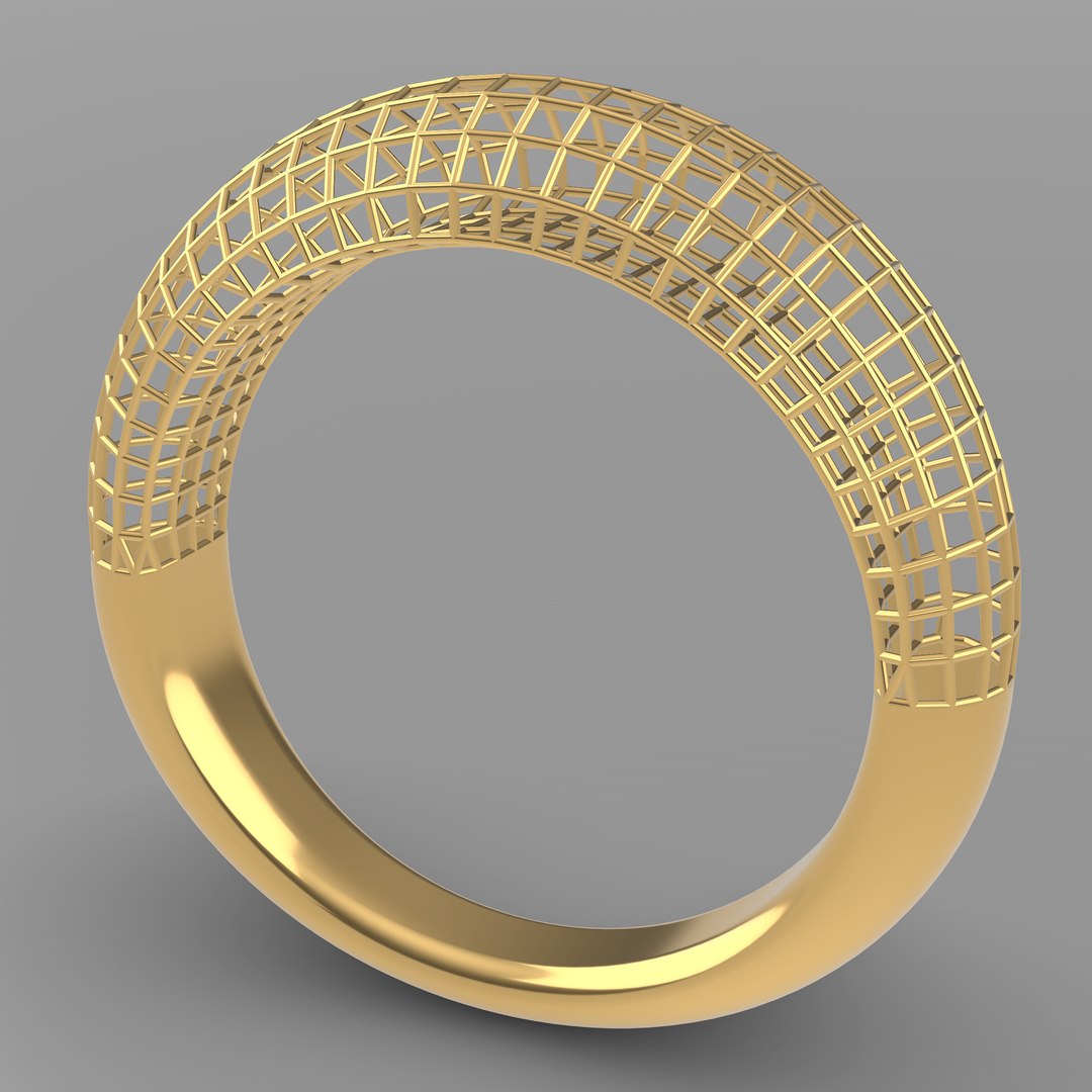 Ring - Silver And Gold 3D Model - TurboSquid 2238172