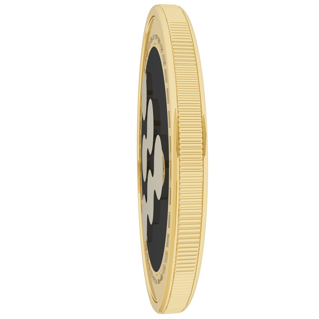 3D IExec RLC Cryptocurrency Gold Coin - TurboSquid 1856929