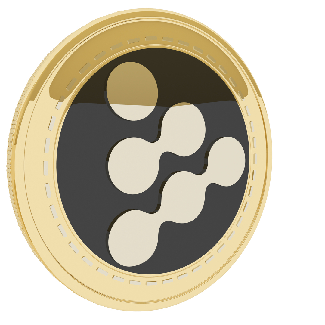 3D IExec RLC Cryptocurrency Gold Coin - TurboSquid 1856929