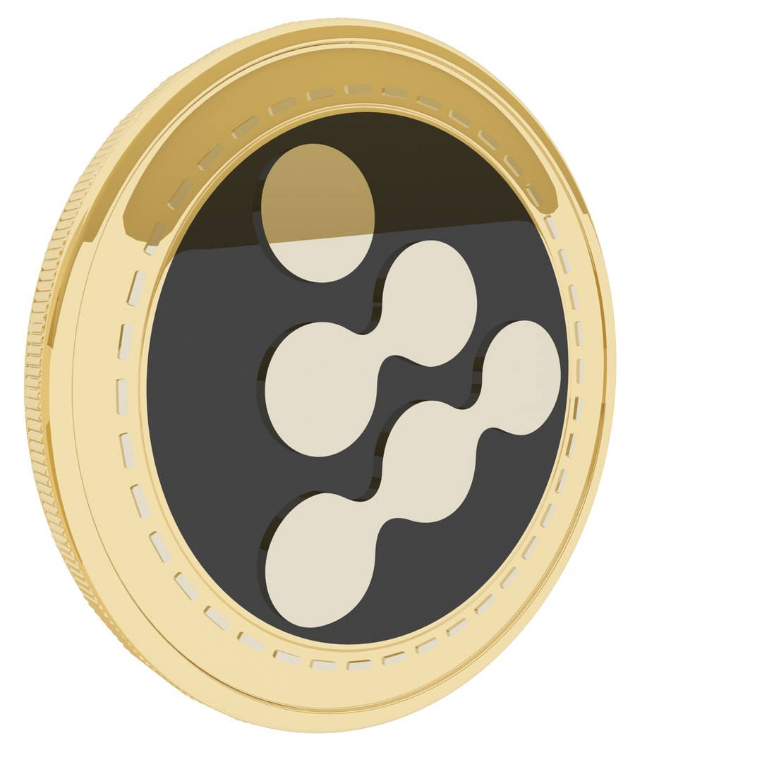 3D IExec RLC Cryptocurrency Gold Coin - TurboSquid 1856929