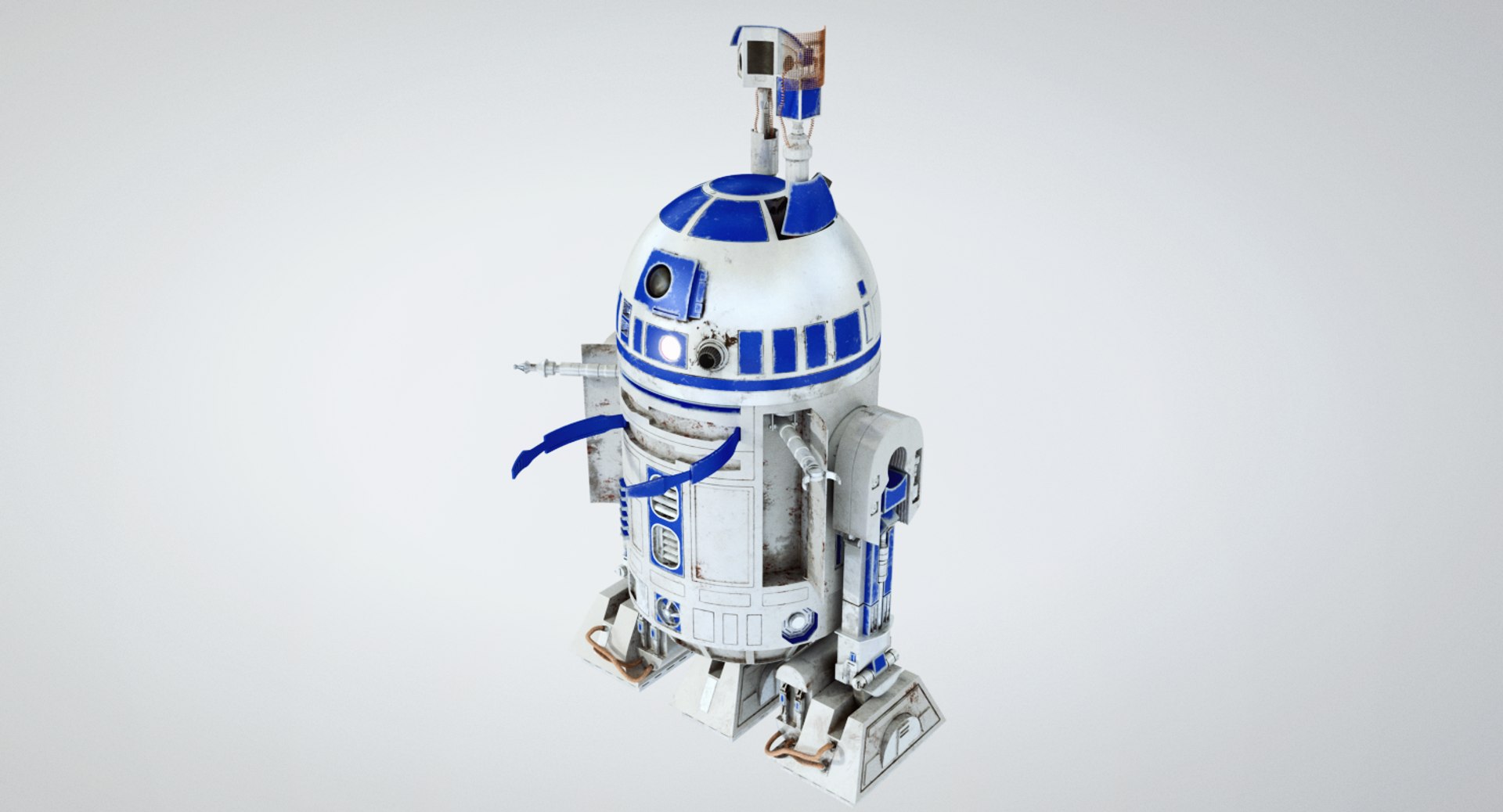 3d R2-d2 Artuditu Octane Model