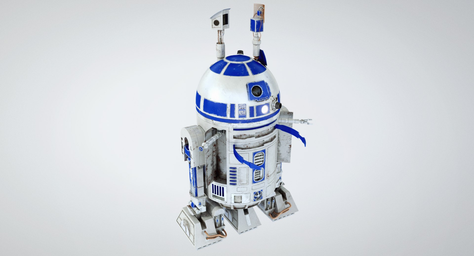 3d R2-d2 Artuditu Octane Model