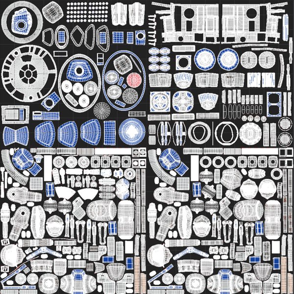 3d r2-d2 artuditu octane model