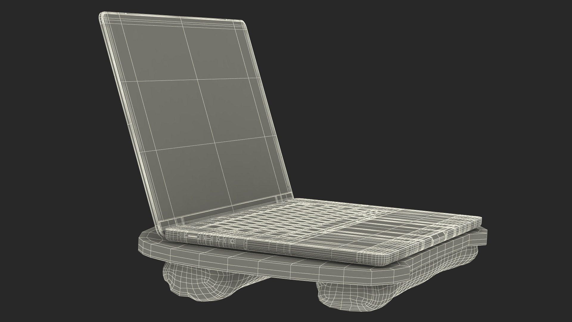 Laptop Stand Table Black 3D Model - TurboSquid 2091522