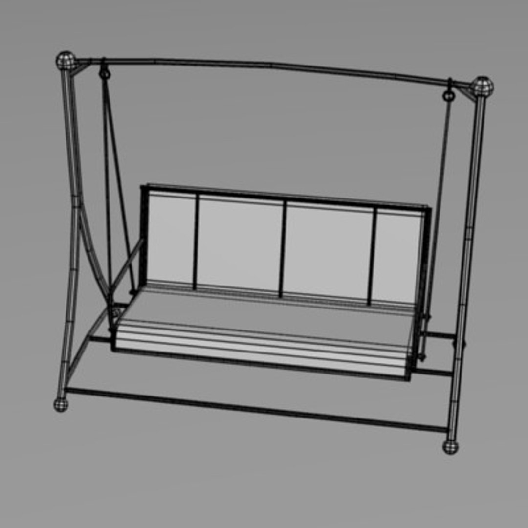 Garden Swings 3d Model