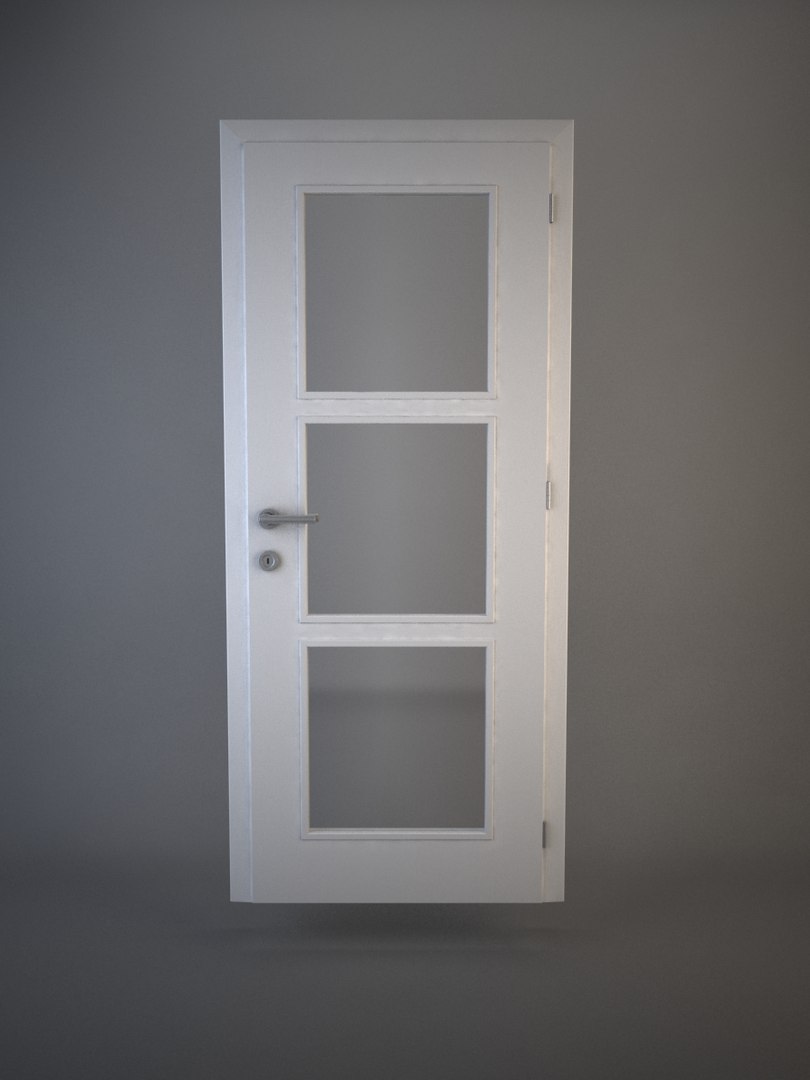 3d Model Of Door Doorframe