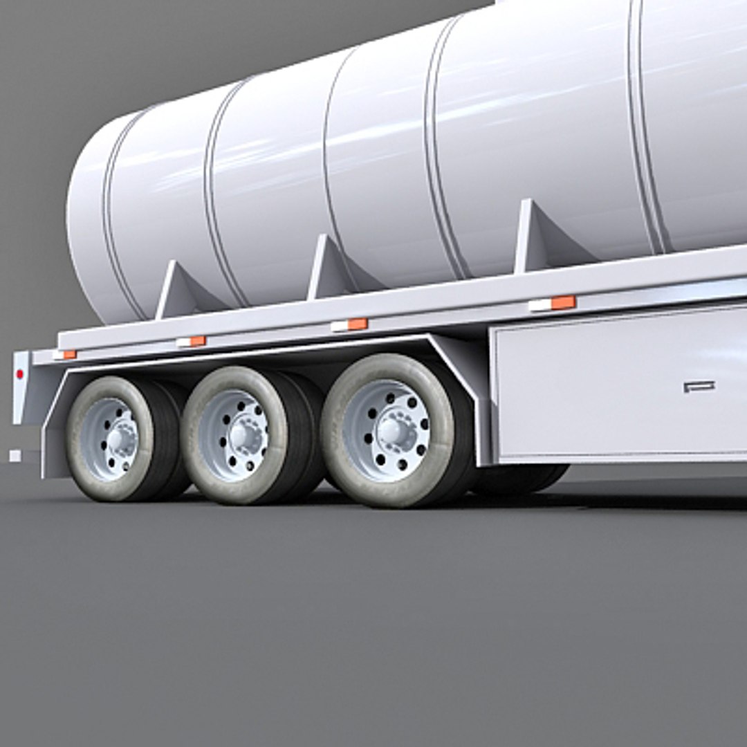 Truck Trailer 3d Model