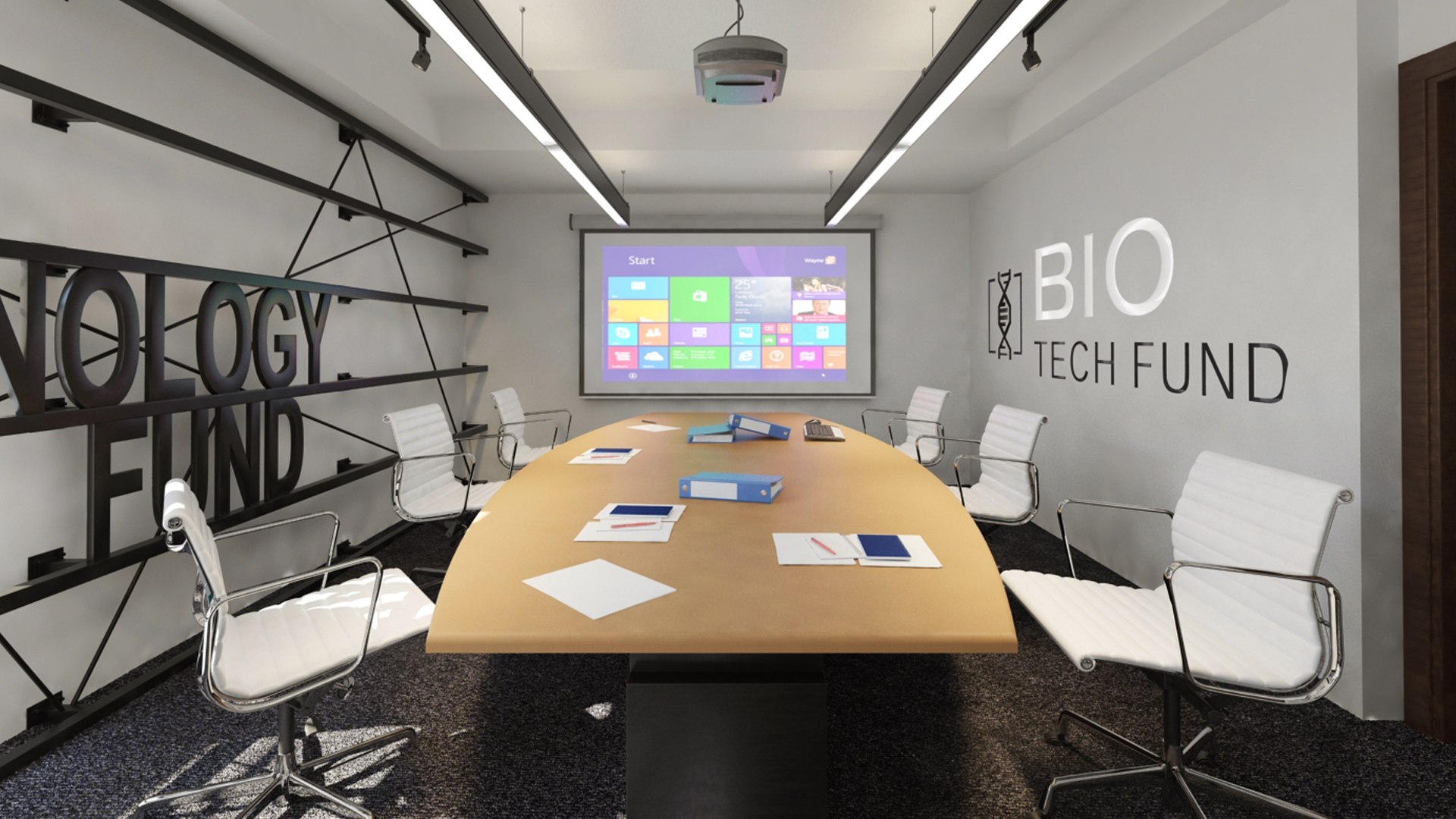 3D Room Office Conference Table - TurboSquid 1642583