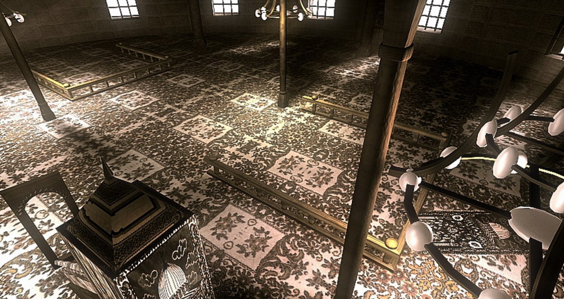 3ds Max Realistic Mosque