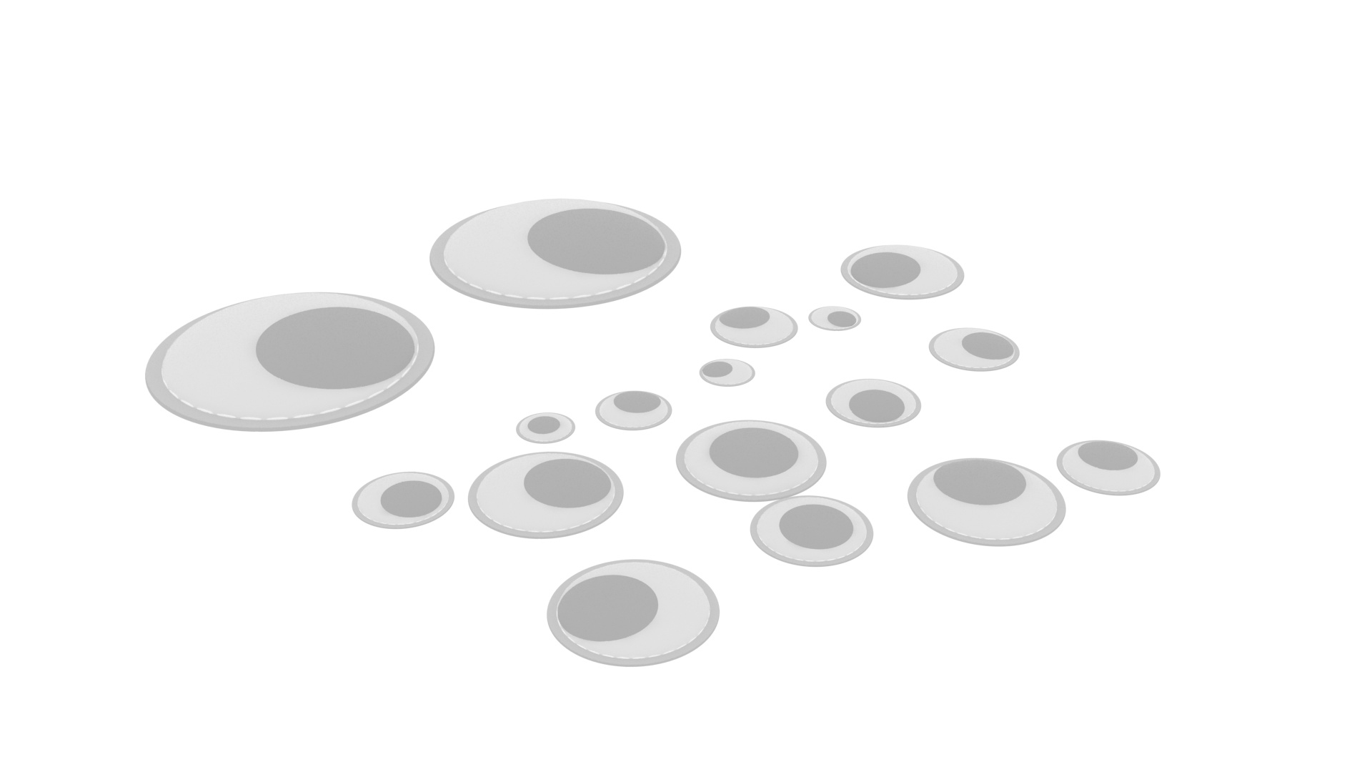 3D Google Eyes Set - TurboSquid 1769346