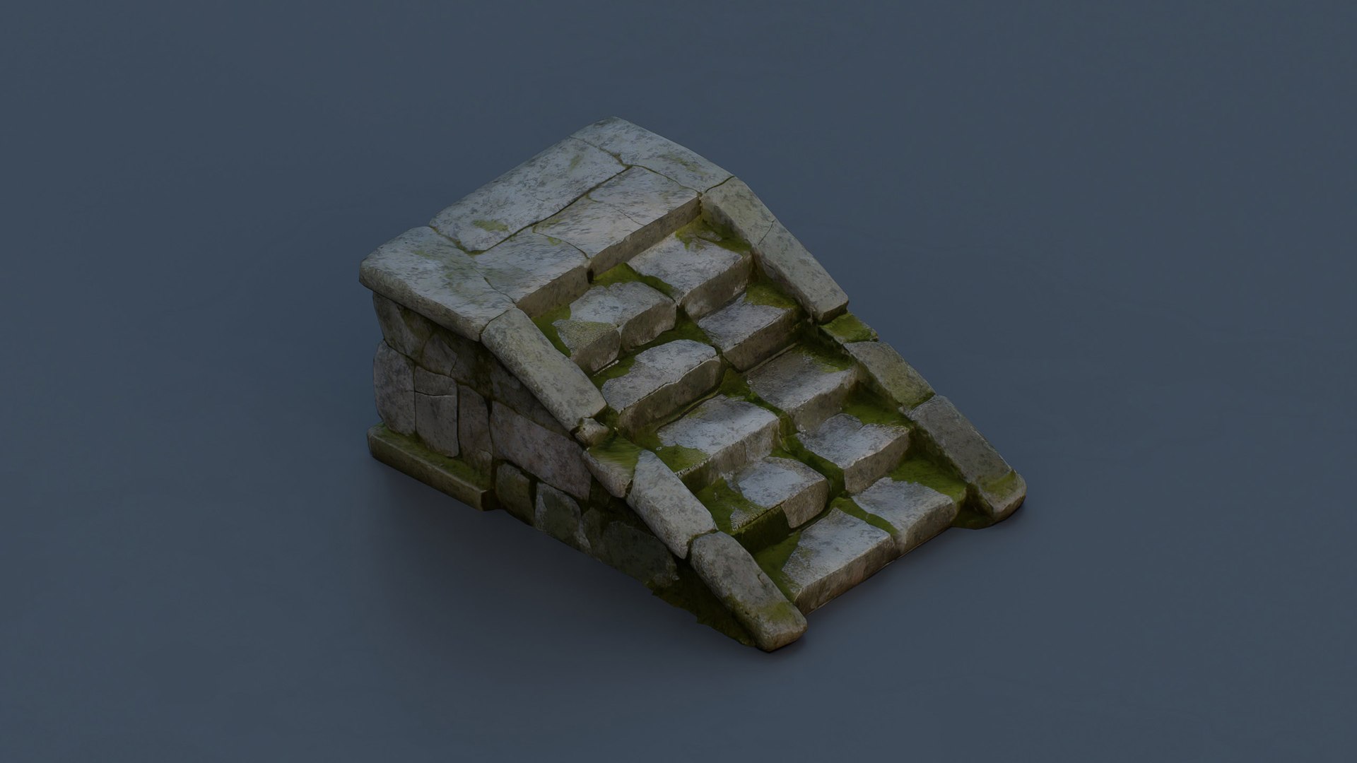 Stone Staircase 3D Model - TurboSquid 2400977