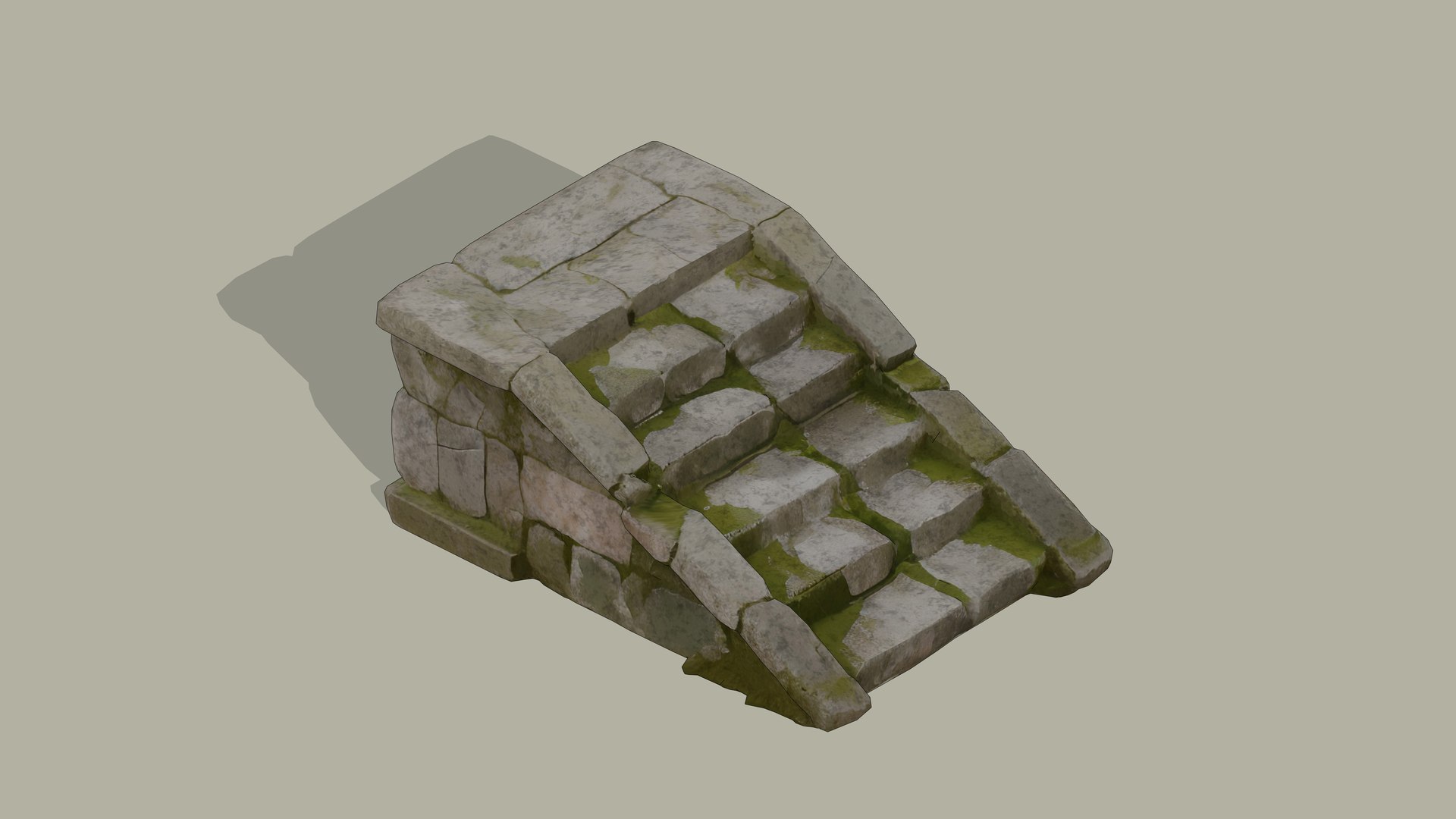 Stone Staircase 3D Model - TurboSquid 2400977